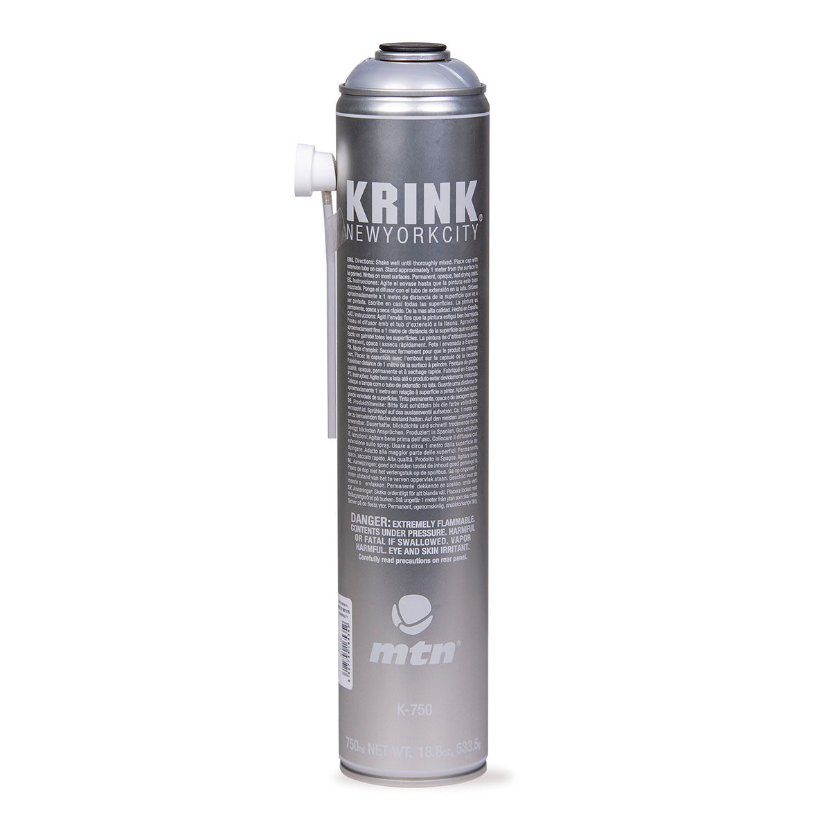 MTN x KRINK K-750 Spray Paint 750 ml, Silver – UNFADE